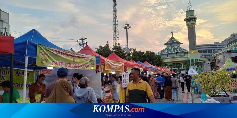 Serunya Berburu Takjil di Aloon-Aloon Masjid Agung Semarang, Ada 98 ...