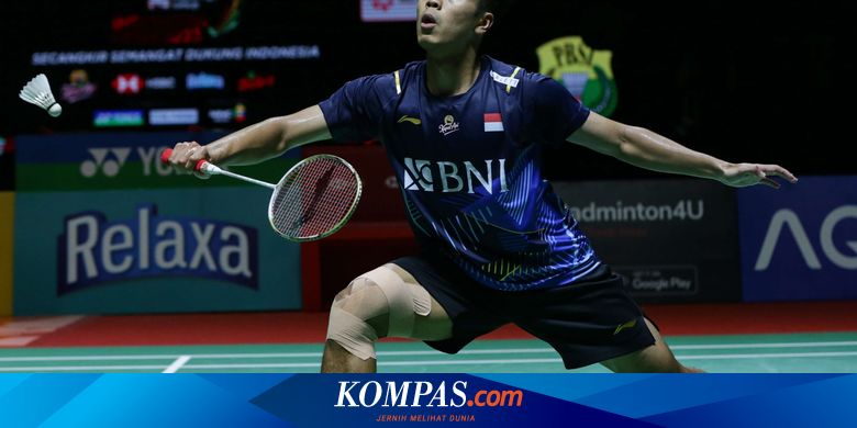 Berita Foto Anthony Ginting Lolos Ke Final Indonesia Open 2023