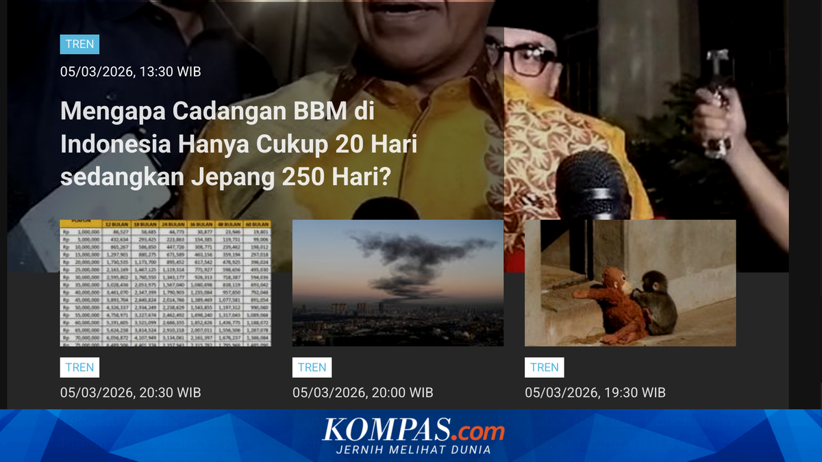 [POPULER TREN] Alasan Cadangan BBM Indonesia Hanya Cukup untuk 20 Hari ...