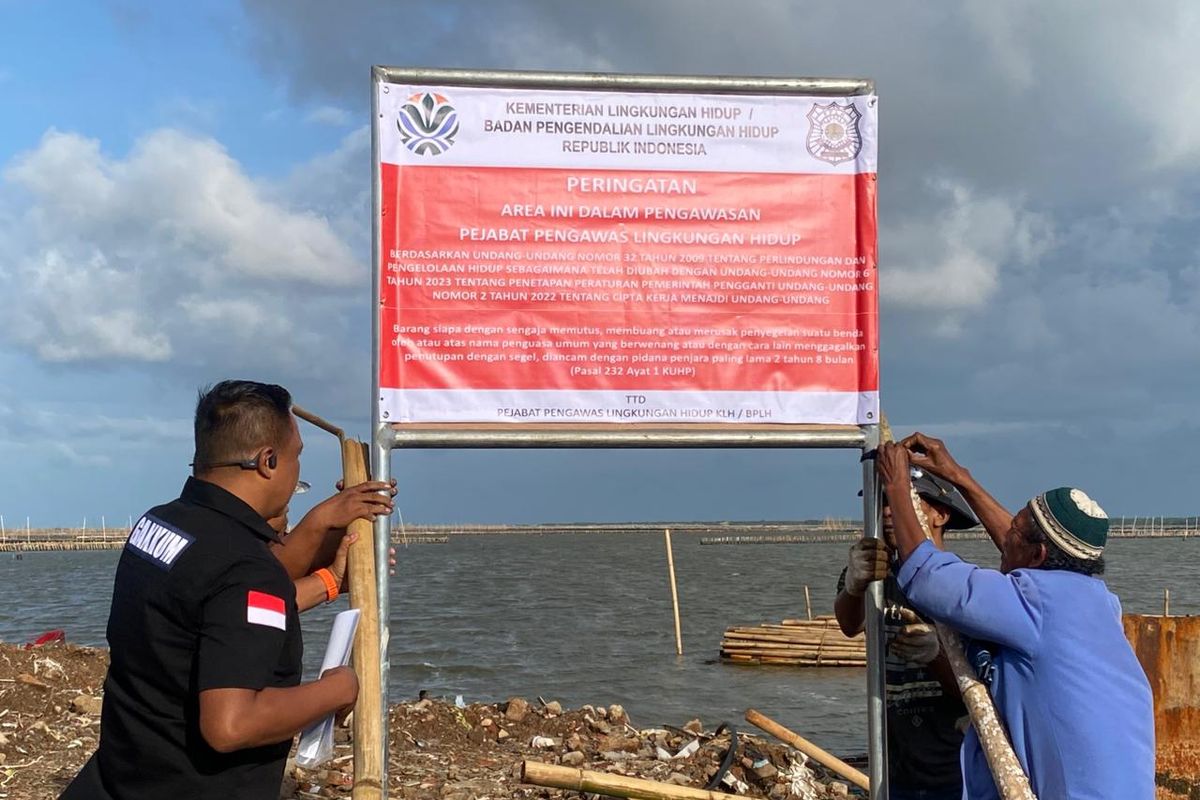 Babak Baru Kasus Pagar Laut Bekasi: Area Reklamasi Disegel, Dugaan Pidana Diselidiki