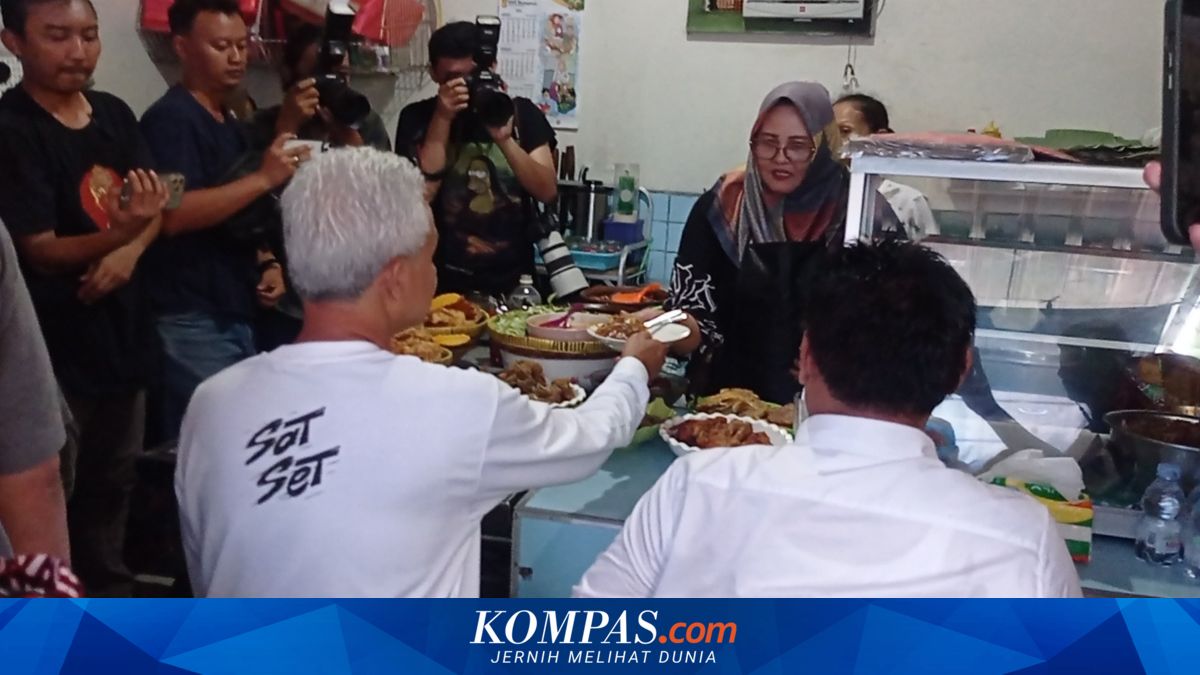 Ganjar Sarapan di Warung Pasar Sayur Magetan, Ini Kelebihan Warung Sasa