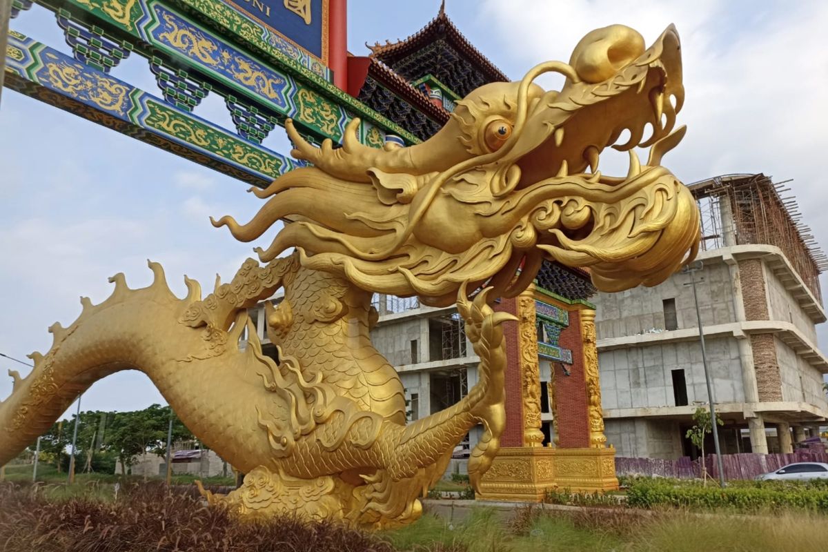 Ini Lokasi Patung Naga Kemakmuran PIK 2 yang Terpanjang di Indonesia