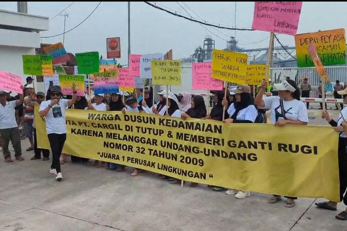 Unjuk Rasa di Pasuruan, Pabrik Cargill Ditutup atau Warga Direlokasi