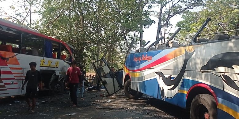 Berita Harian Tabrakan Bus Sugeng Rahayu Dan Bus Eka Terbaru Hari Ini - Kompas.com