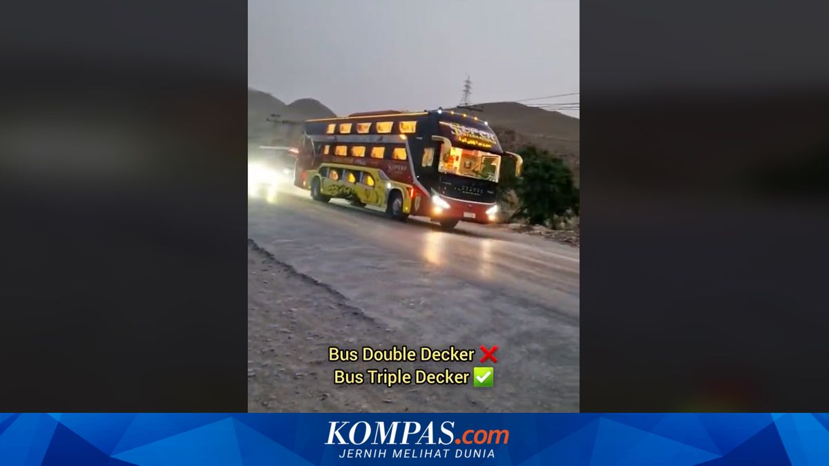 Lihat Bus Triple Decker, Dek Paling Bawah Ala Limousine