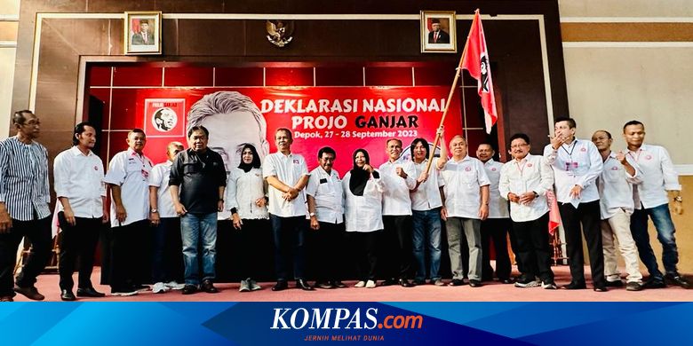 Sekelompok Orang Mengatasnamakan Projo Dukung Ganjar pada Pilpres 2024