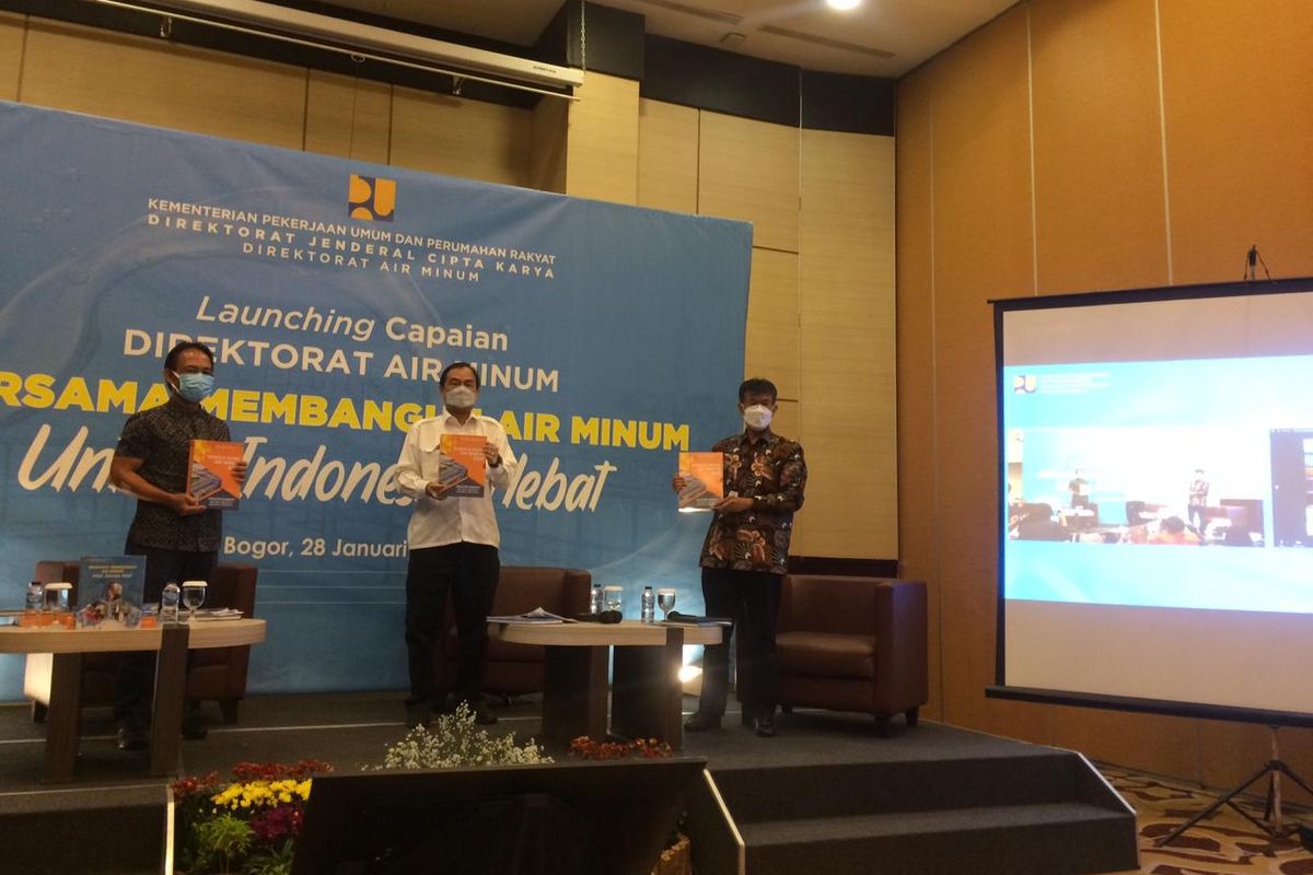 Ditjen Cipta Karya Luncurkan Tiga Buku Capaian Pembangunan Air Minum