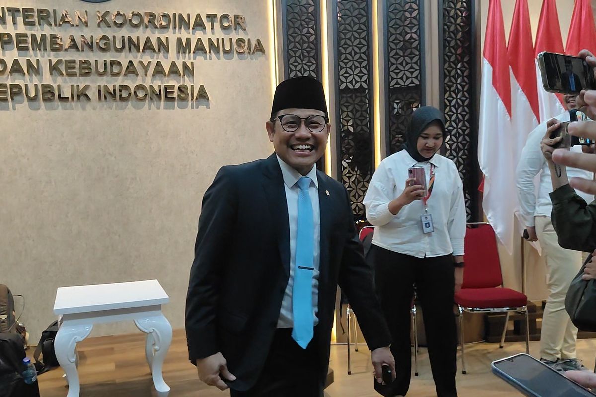 Datangi Kantor Barunya di Kemenko PMK, Cak Imin: Menarik, Ruang Persnya Mewah Gini