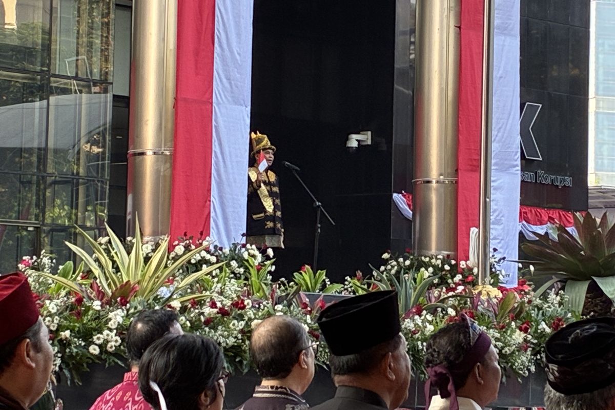 Setyo Budiyanto Pimpin HUT Ke-80 RI di KPK
