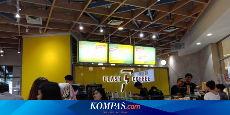 Flash Coffee, Kedai Kopi Unik dengan Warna Nyentrik