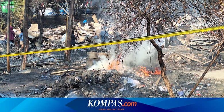 120 Rumah dan 35 Lapak Barang Rongsok di Penjaringan Ludes Terbakar