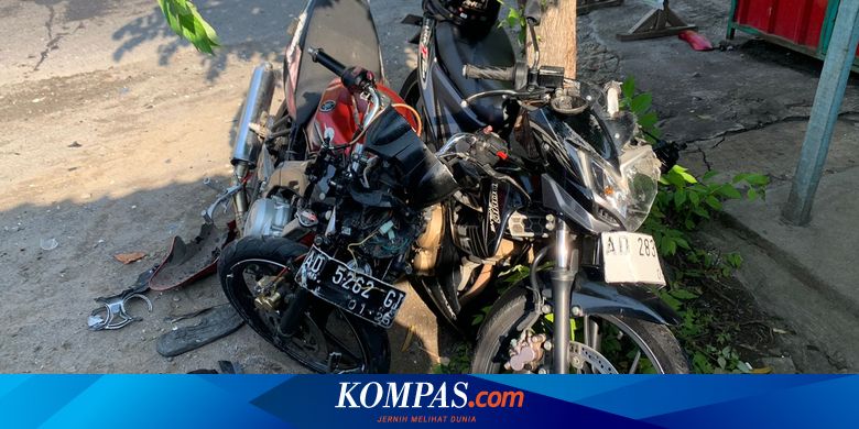 Adu Banteng Dua Sepeda Motor di Wonogiri, Satu Perempuan Tewas