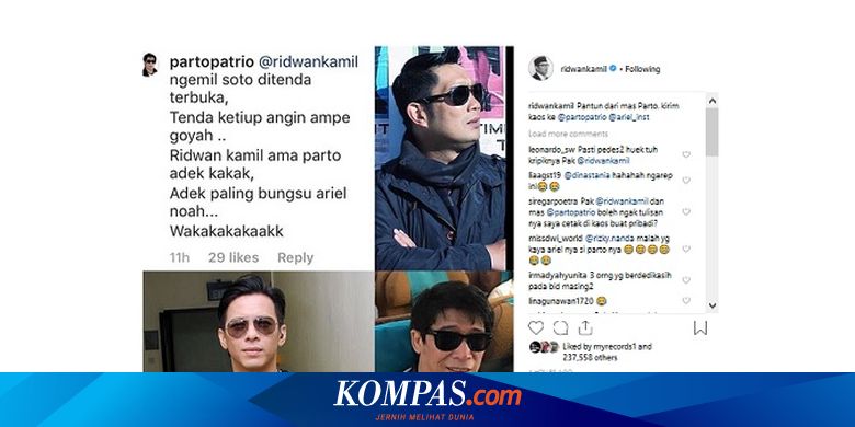 Saat Parto, Ariel Noah, dan Ridwan Kamil "Mejeng" Jadi Kakak-Adik...