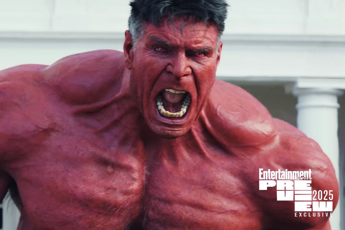 Terungkap Transformasi Harrison Ford sebagai Red Hulk di Captain ...