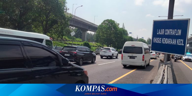 Urai Kemacetan, Ada Buka Tutup "Contraflow" di Km 47 Hingga Km 61 Tol Japek