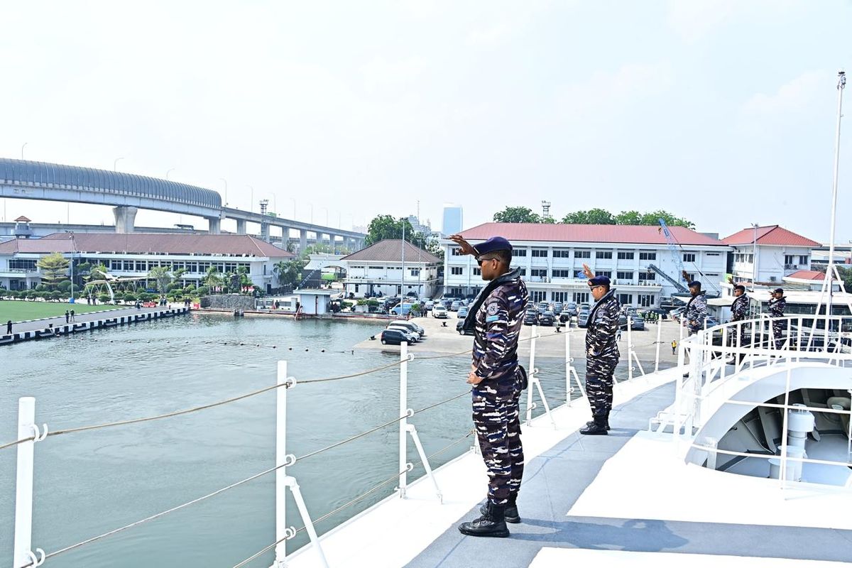 TNI AL dan Kemenhan Lepas KRI Wahidin Sudirohusodo-991 ke 4 Negara ...
