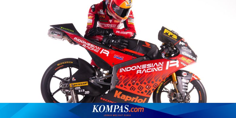 Motif Batik Indonesian Racing Moto3 Dikerjakan Desainer Helm Rossi