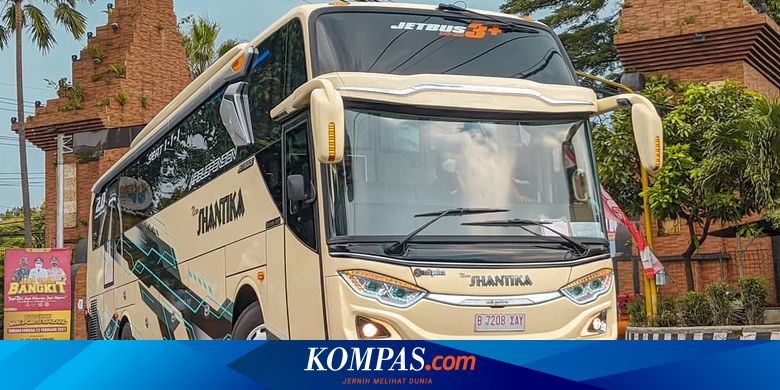 Warna-warni Bus Baru PO New Shantika