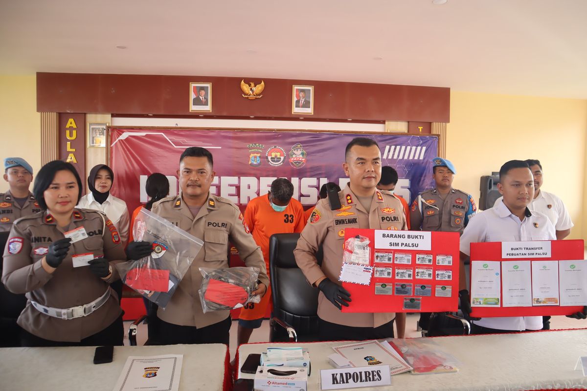 Pembuatan SIM Palsu Terbongkar di Kaltara, Sudah Edarkan 30 Kartu, yang ...