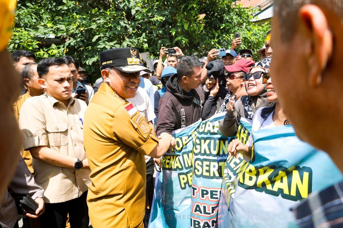 Delapan Bulan Aksi Damai Berbuah Manis, Gubernur Anwar Hafid Tutup Permanen Dua Tambang di Tipo