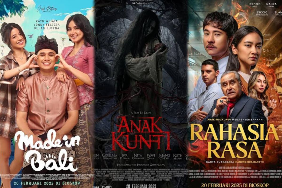 3 Film Indonesia Terbaru Tayang di Bioskop Hari Ini