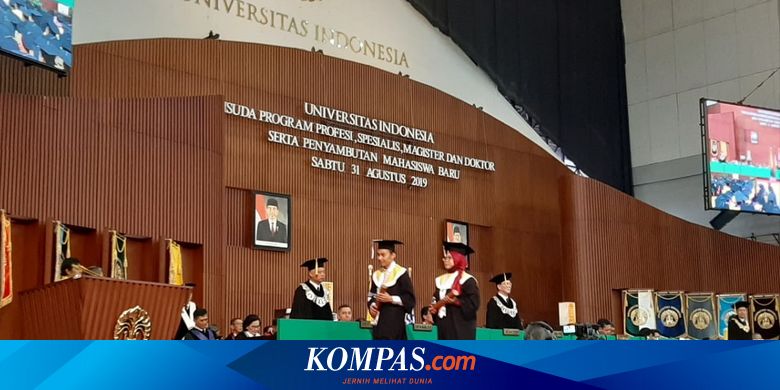 Wisuda UI: Lulusan S1 Termuda 19 Tahun dan Doktor 25 Tahun