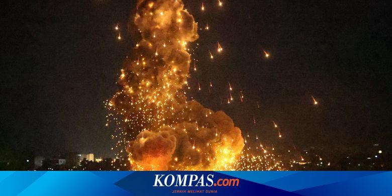 Israel Serang Beirut Lagi, Picu Ledakan Besar dan Kobaran Api Membubung ...