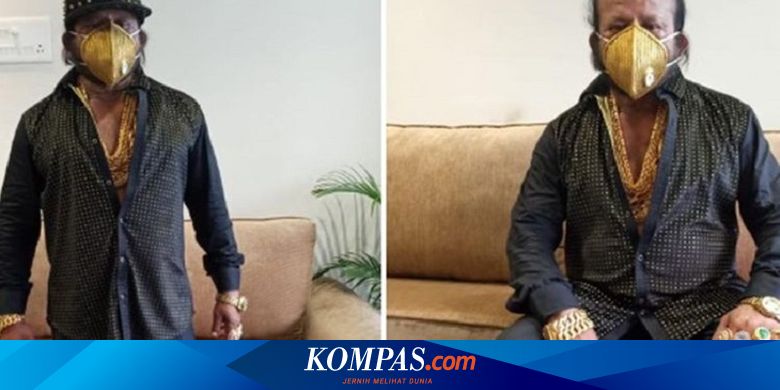 Jahit Masker N95 dengan Emas, Pria Ini Habis Rp 69 Juta