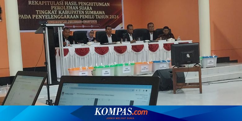 KPU Sumbawa Tunda Pleno Rekapitulasi karena Ada PPK Belum Selesai Input Data