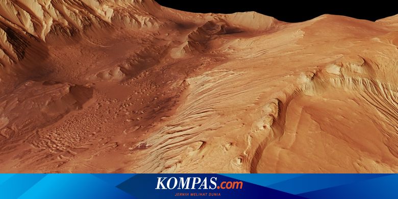 Air di Mars Diperkirakan Tersimpan di Ngarai Planet Merah