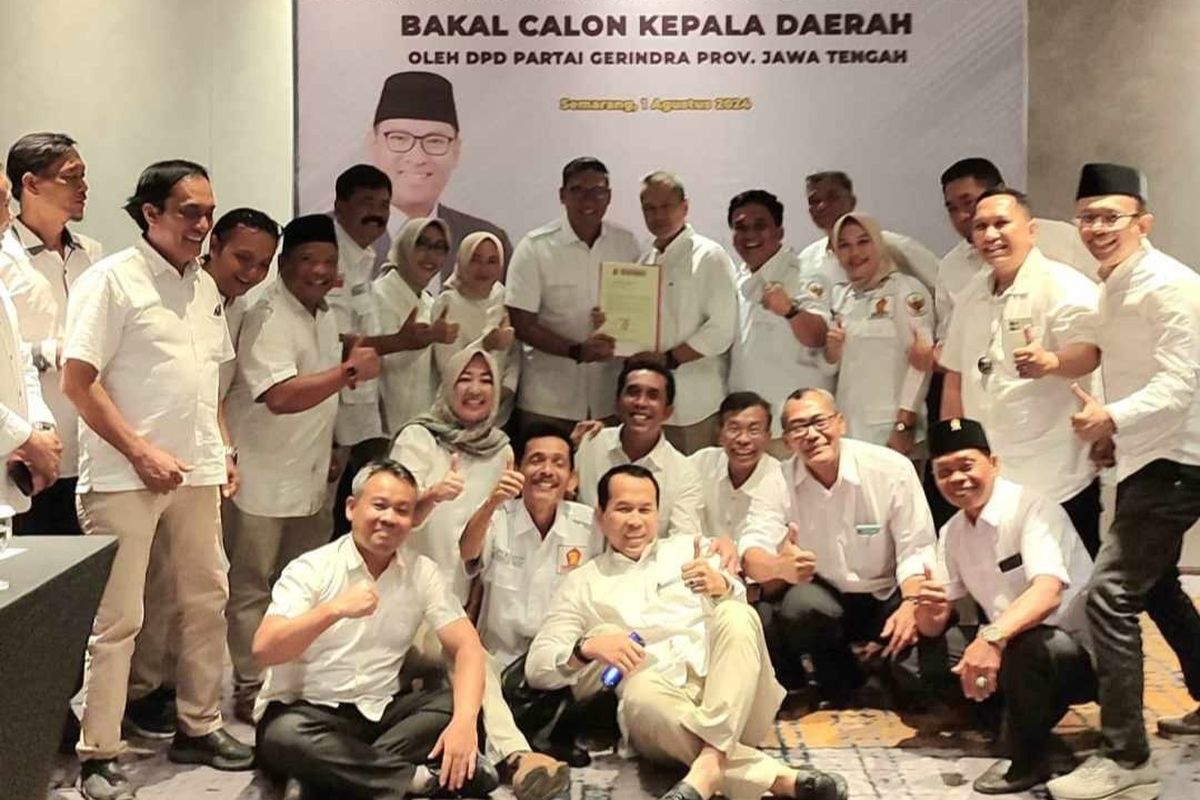 Pilkada Wonogiri 2024, Gerindra Resmi Usung Setyo-Imron