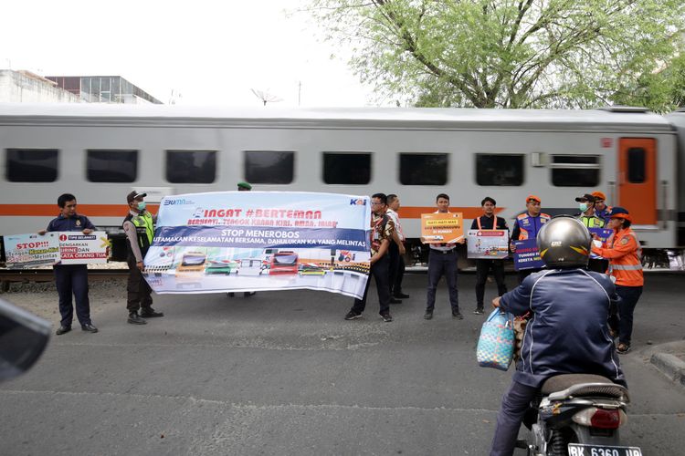 Banyak Kecelakaan, Keselamatan di Pelintasan Sebidang Terus Disosialisasikan