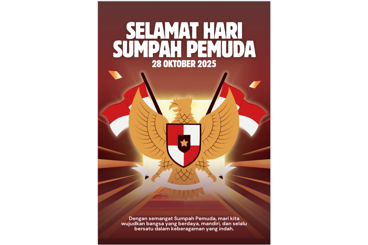 25 Link Download Poster Hari Sumpah Pemuda 2025 buat Media Sosial