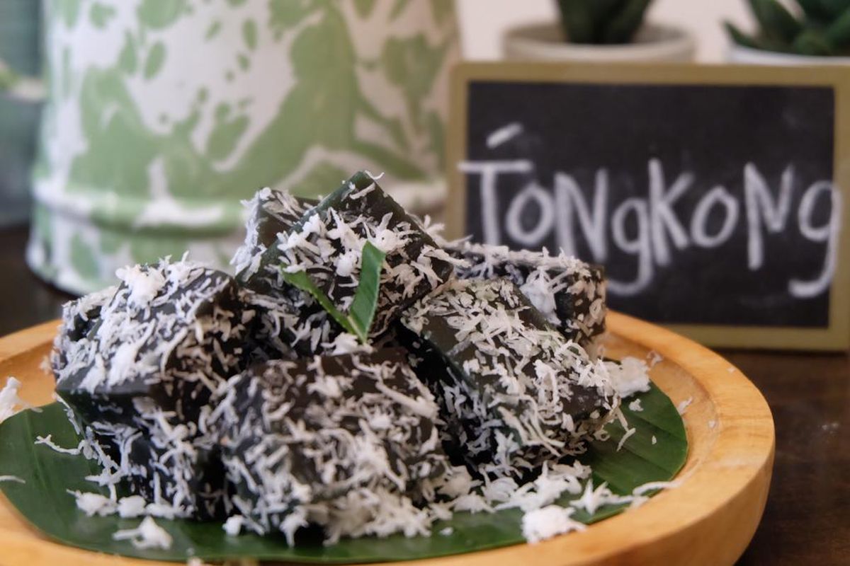 Resep Kue Jongkong Surabaya, Pakai Pewarna Alami dari Abu Merang