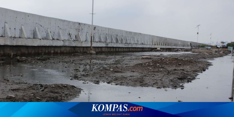 Kementerian PUPR Perbaiki Tanggul Jebol di Muara Baru