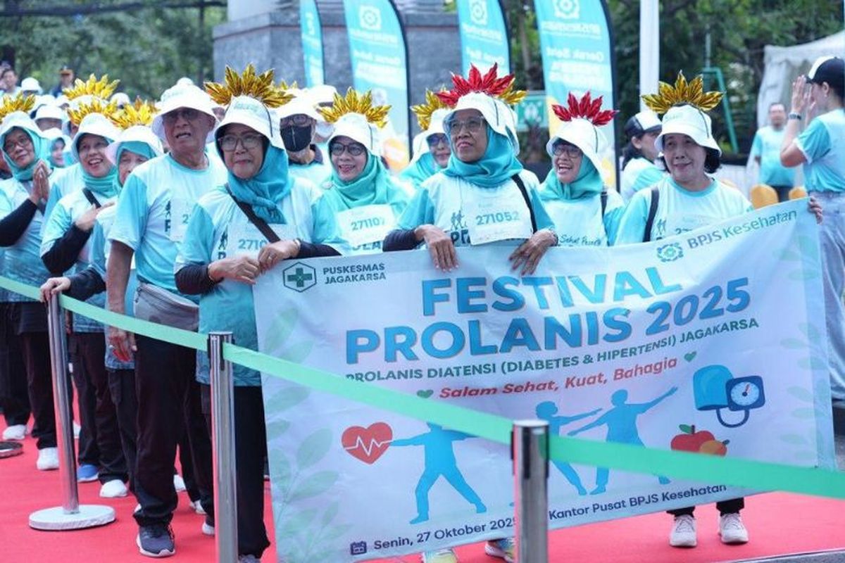 BPJS Kesehatan Dorong Gaya Hidup Sehat lewat Festival Prolanis 2025
