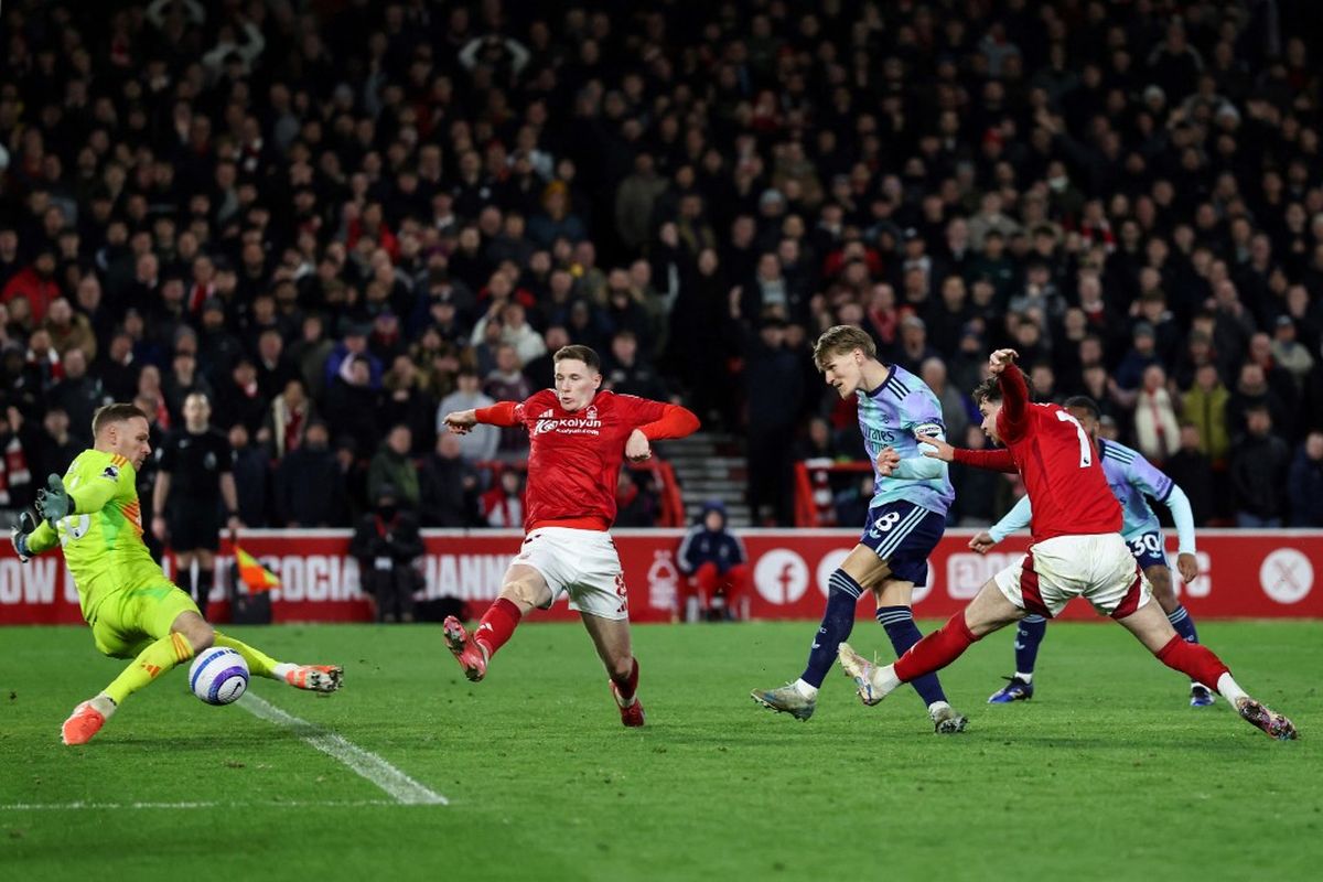Hasil Nottingham Forest Vs Arsenal 0-0, Harapan Juara Kian Sirna