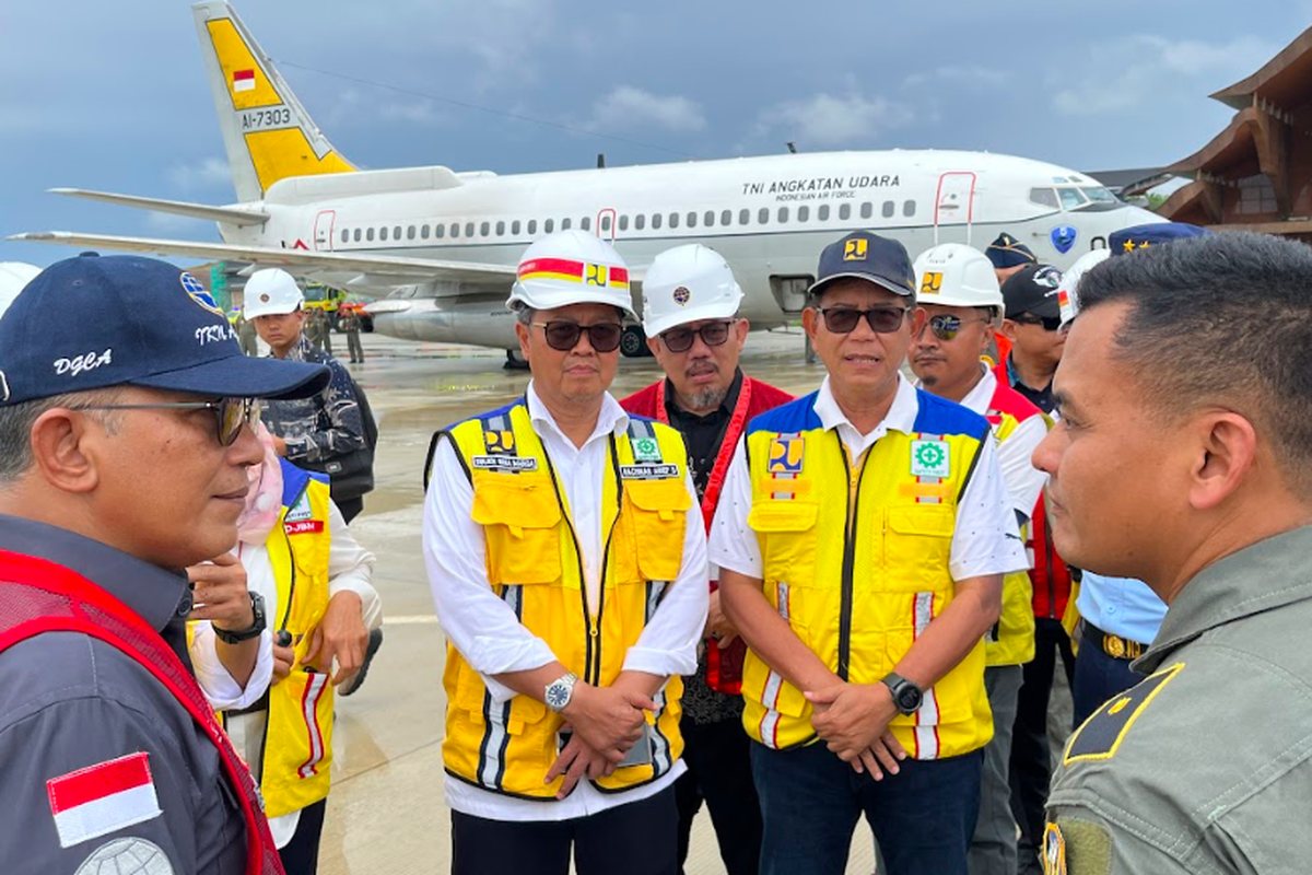 Mulus, Pendaratan Ke-3 Pesawat Jet Jenis Boeing 737 di Bandara IKN