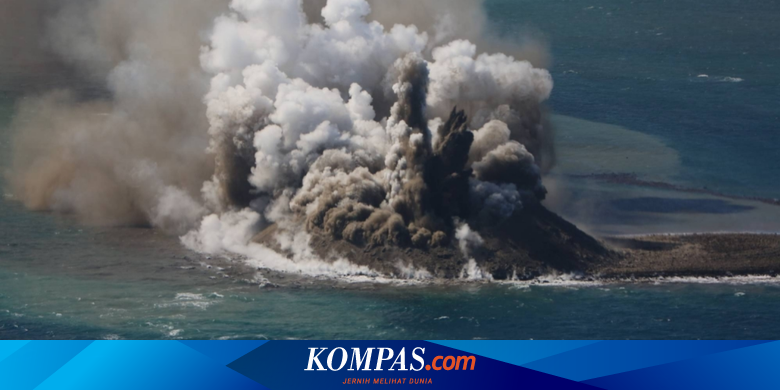 Pulau Baru Muncul di Jepang Setelah Letusan Gunung Berapi Bawah Laut