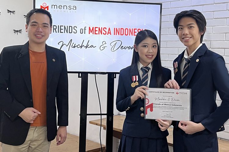 Foto : Kembali Jadi Duta Mensa Indonesia, Mischka dan Devon Kampanyekan "Keragaman dalam Kecerdasan"