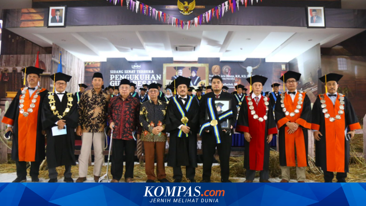 Kisah Haru Prof. Aris Dikukuhkan Jadi Guru Besar Bersama Mendiang Istri