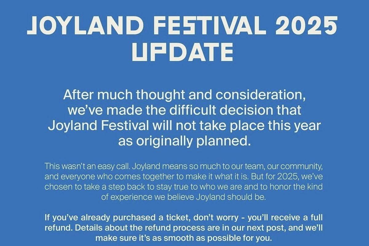 Joyland Festival 2025 Dibatalkan, Ini Alasan Resminya