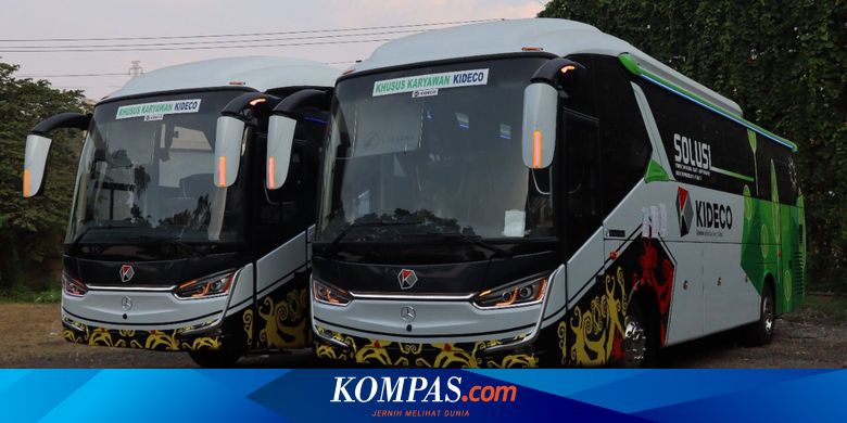 9 Bus Karyawan Baru Milik Kideco, Pakai Bodi Single Glass