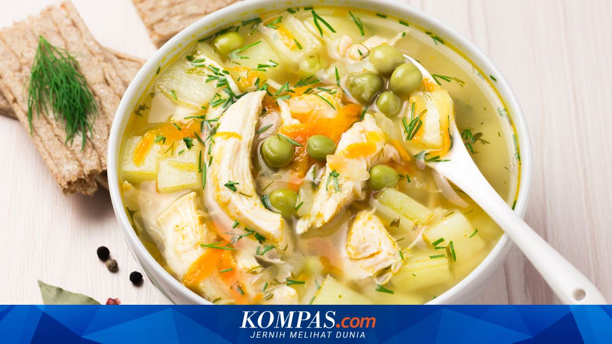 Resep Sayur Sup Labu Bening, Tambah Ayam Lebih Nikmat