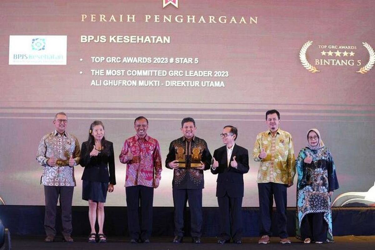 BPJS Kesehatan Sabet Penghargaan dalam Ajang Top GRC Awards 2023