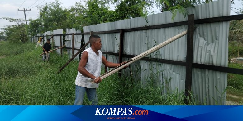 Pagar Seng yang Tutupi 48 Hektar Pesisir Pantai Deli Serdang Dibongkar