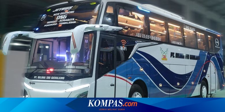 Bus Baru PO Delima Sri Gemilang Pakai Jetbus 5 Dek Tunggal