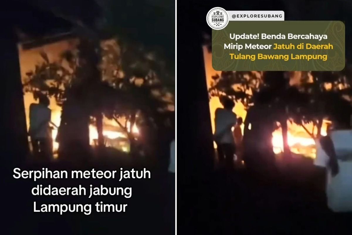 Bukan Meteor, Ini Penjelasan OAIL Itera Terkait Fenomena Cahaya ...