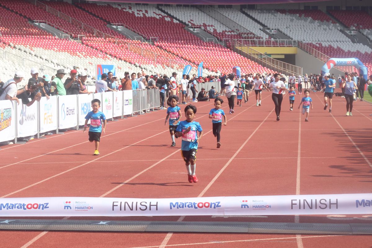 Jakarta Marathon 2023: 300 Anak Ramaikan Maratoonz, Hidup Sehat sejak Dini