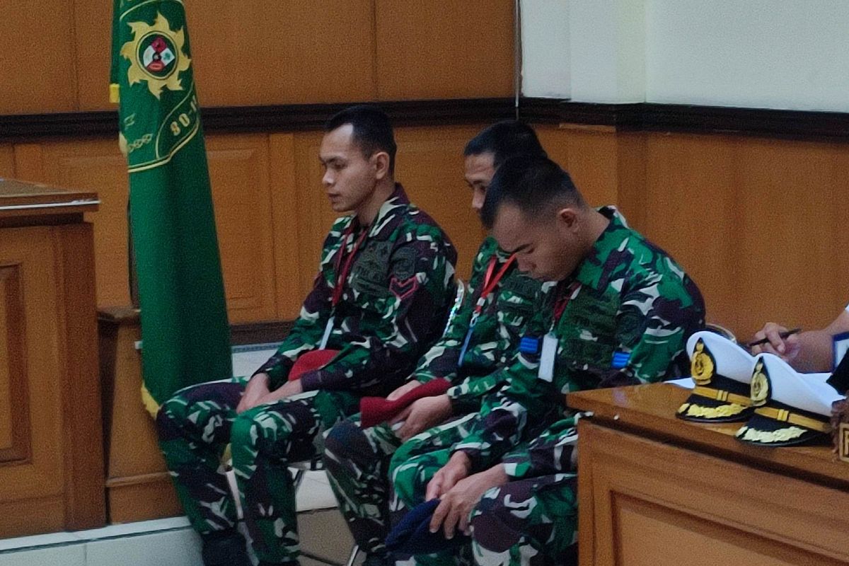 Tampang 3 Prajurit TNI AL Penembak Bos Rental Mobil di Tol Tangerang